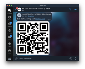 Introducing Our New Telegram Bot: "QR Code Generator & Scanner By VNQR" • VNQR Blog