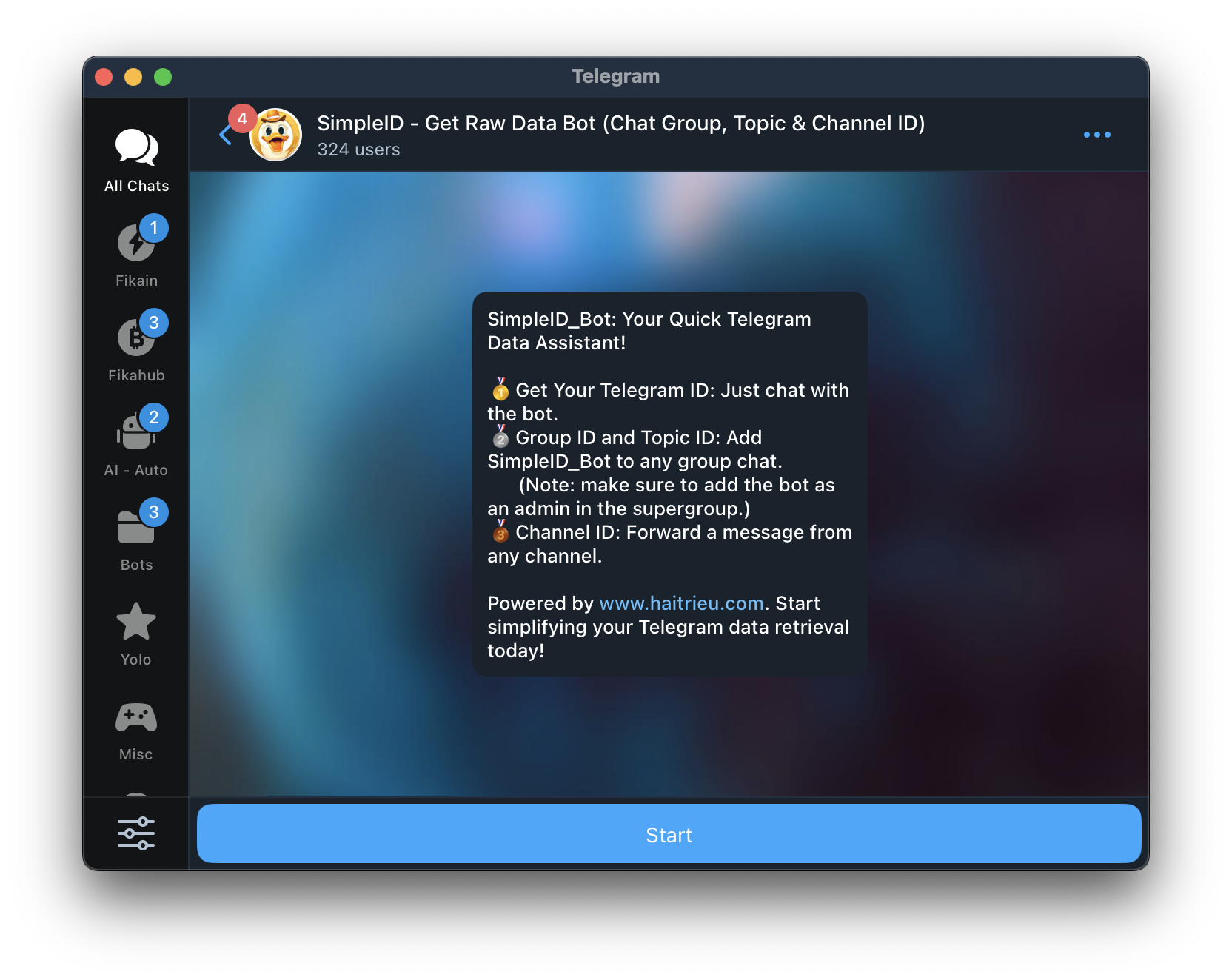 Introducing SimpleID_Bot: Your Free Tool For Accessing Raw Telegram ... Introducing SimpleID_Bot: Your Free Tool For Accessing Raw Telegram ...